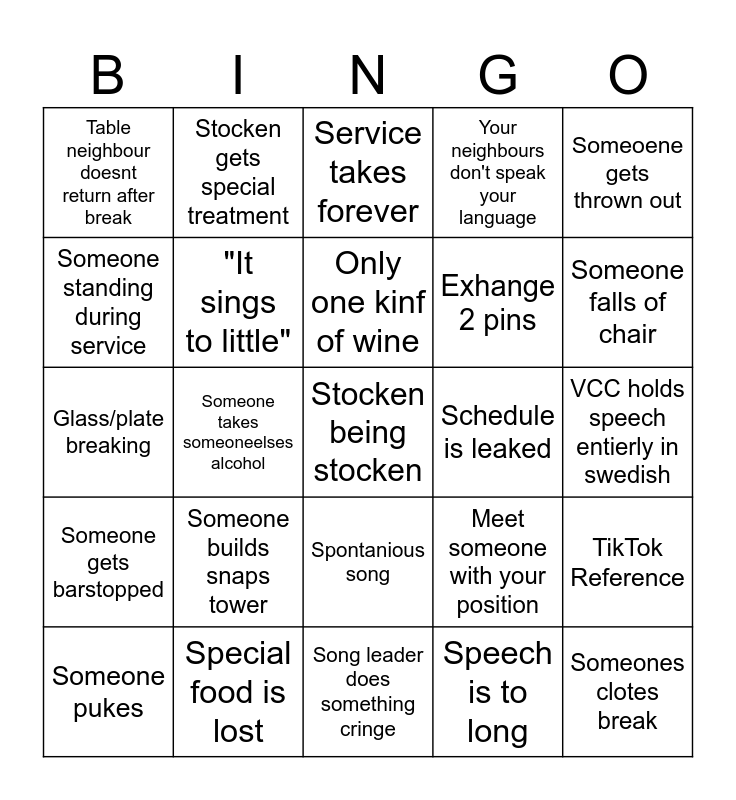 KMK Bingo Card