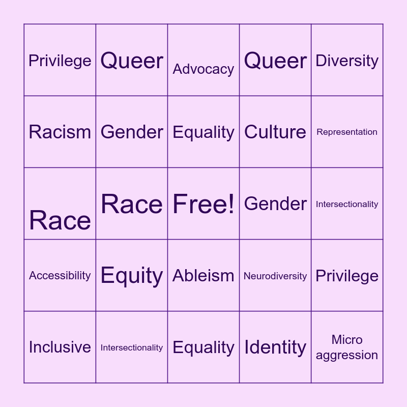 Community building Bingo Card