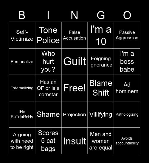 FNF BINGO Card