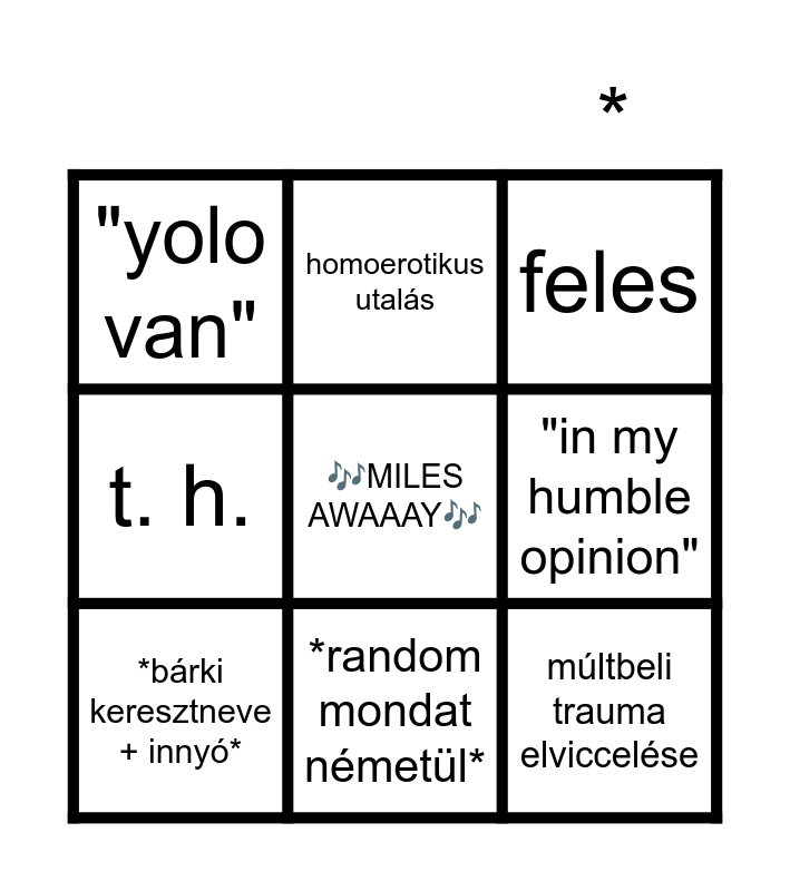 LE-VI bingo 2025 Bingo Card