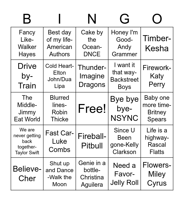 SP17 FUN POP! (mixed) Bingo Card