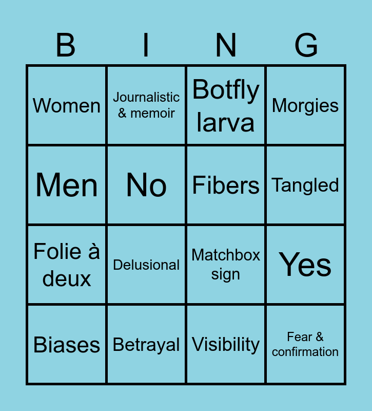 The Devil's Bait Bingo Card