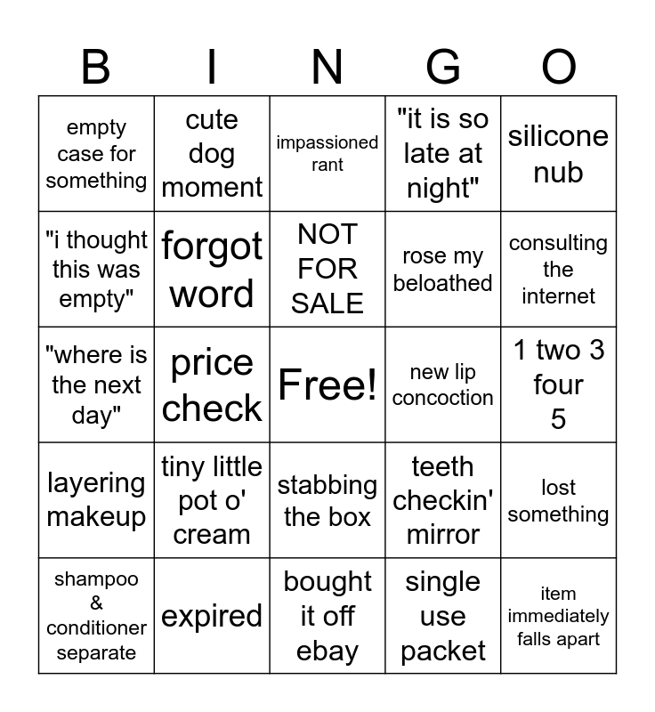 ADVENT SEASON BINGO Card