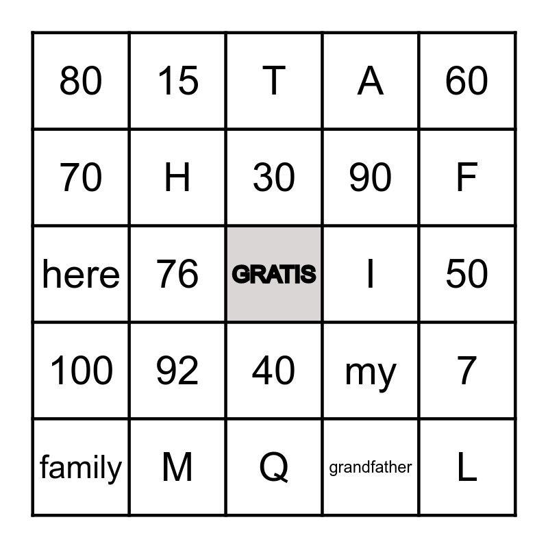 3rd/4th Grade Bingo (3rd Quarter) Bingo Card