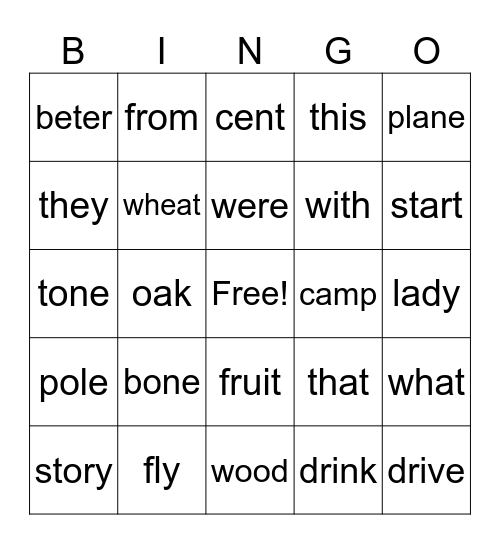 Last Day of Class Before March Break Bingo Card