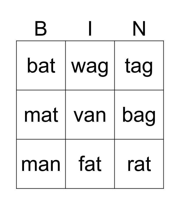 Sounds Great 2 Unit 2 Bingo Card