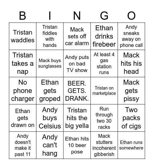 Untitled Bingo Card Untitled Bingo Card
