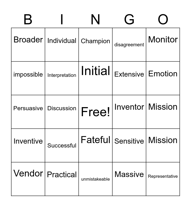 Lessons 8&9 REWARDS Bingo Card