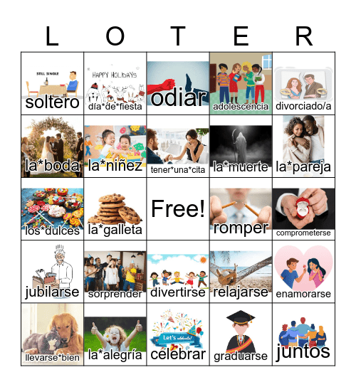L9: LAS FIESTAS Bingo Card