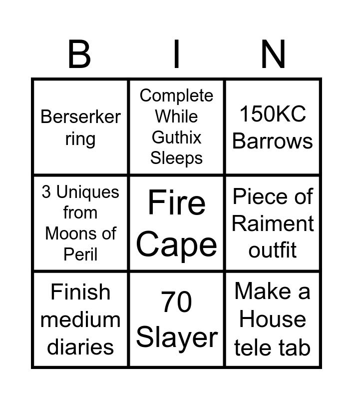 Decubital Progression #4 V2 Bingo Card