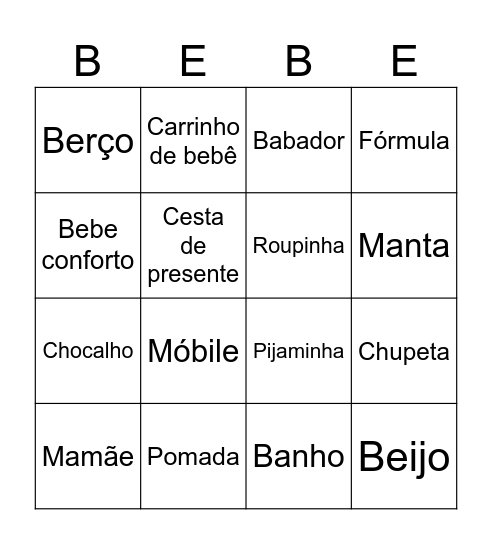 BINGO DO Bingo Card