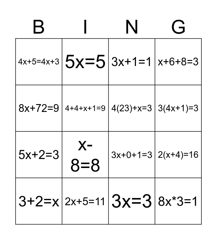 What is the next step? Bingo Card