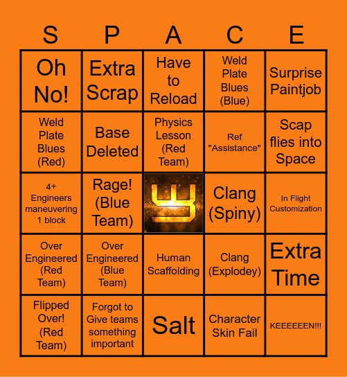 Engineer Wars Season 3 Bingo Card