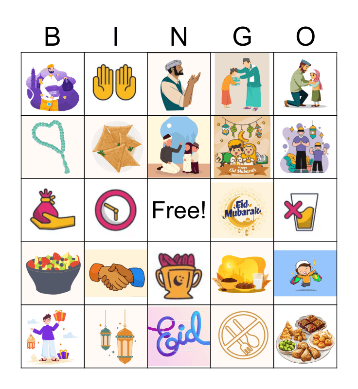 Eid Bingo! Bingo Card