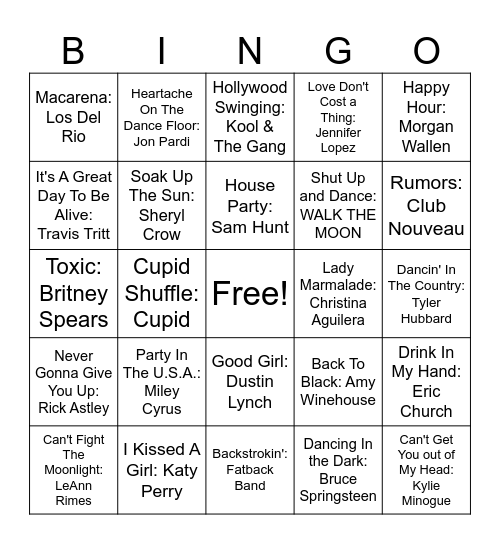 Round 3 Bingo Card