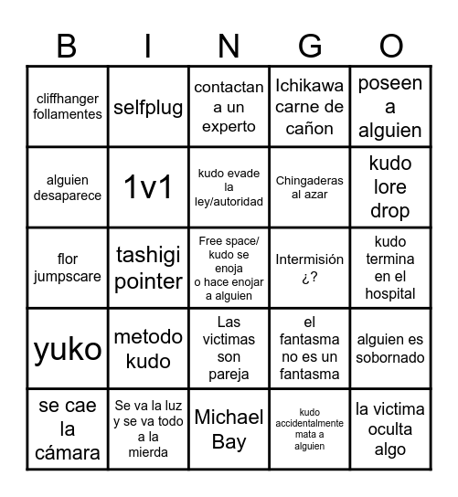 SENRITSU KAIKI FILE 04 Bingo Card