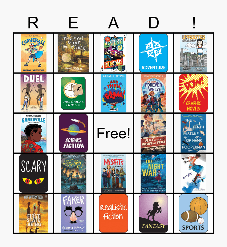 March Book Madness 2025 Bingo Card
