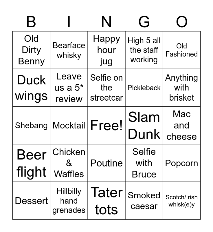 Broken Hill Bingo! Bingo Card