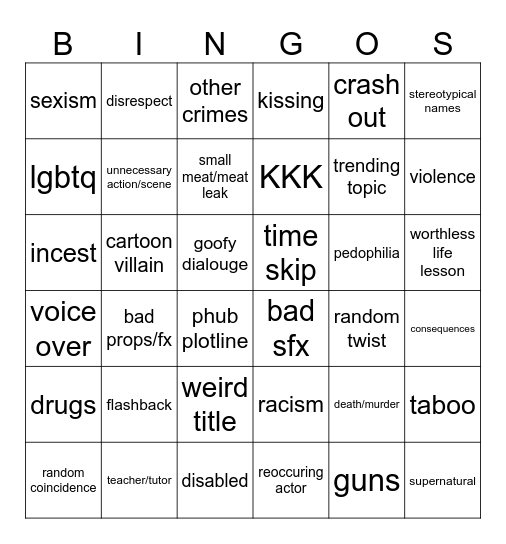 Tomorrow's Teaching Bingo Card