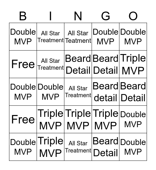 Up-sale *BA* Bingo Card