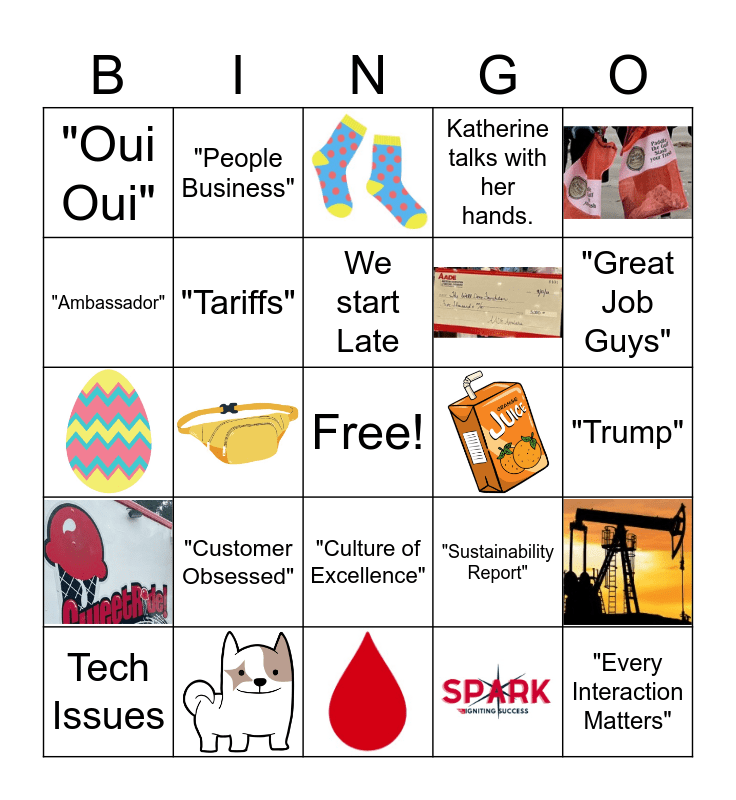 Spark Bingo Card