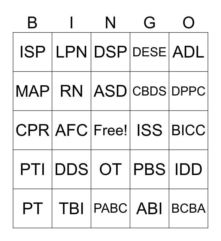 New Employee Orientation Bingo Card