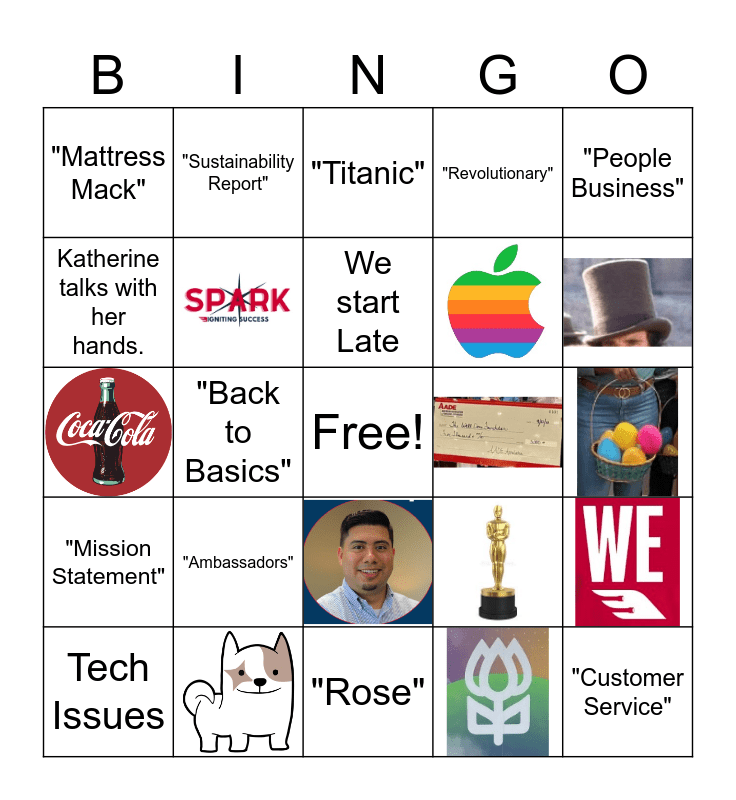 Spark Bingo Card
