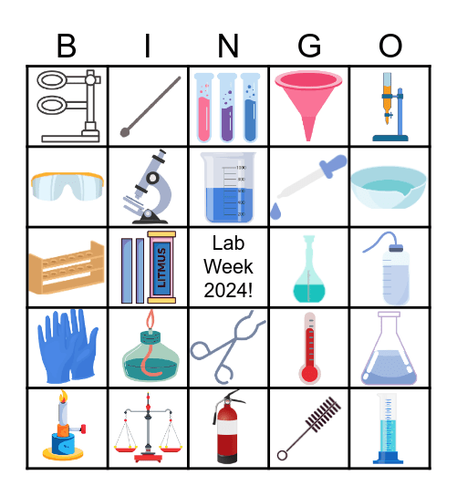 Lab Week 2025 BINGO Card