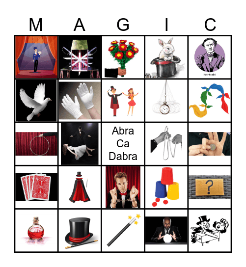 Magic Bingo! Bingo Card