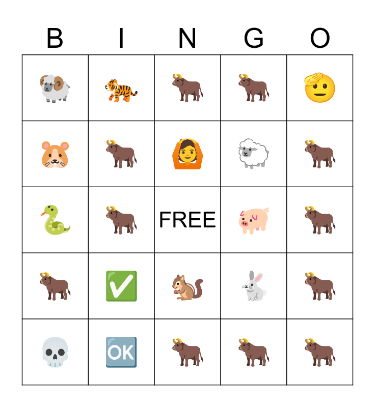 ton ton ton saurah Bingo Card