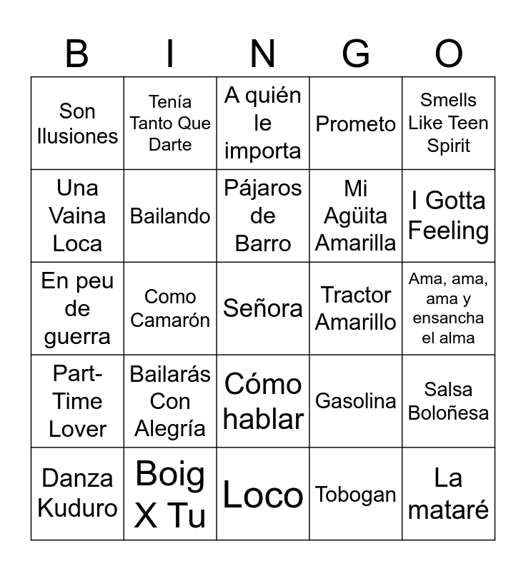 SEMANA SANTA Bingo Card