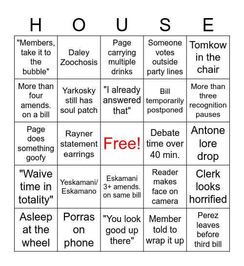 Session 4/23 Bingo Card