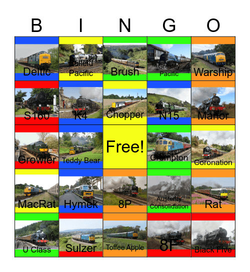 British Railway Museums would add my Bucket List one day Bingo Card