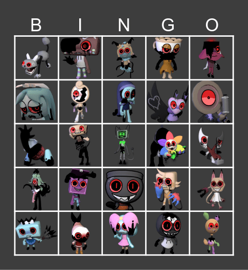 Dandys world Bingo Card
