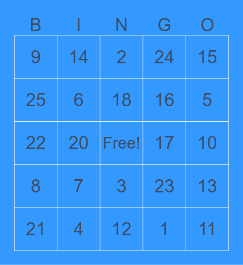 Spring Screen Break Wellness Challenge Bingo Card