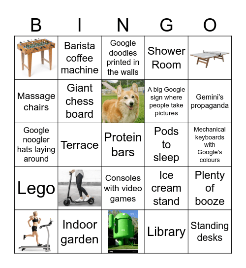 Google Bingo Card