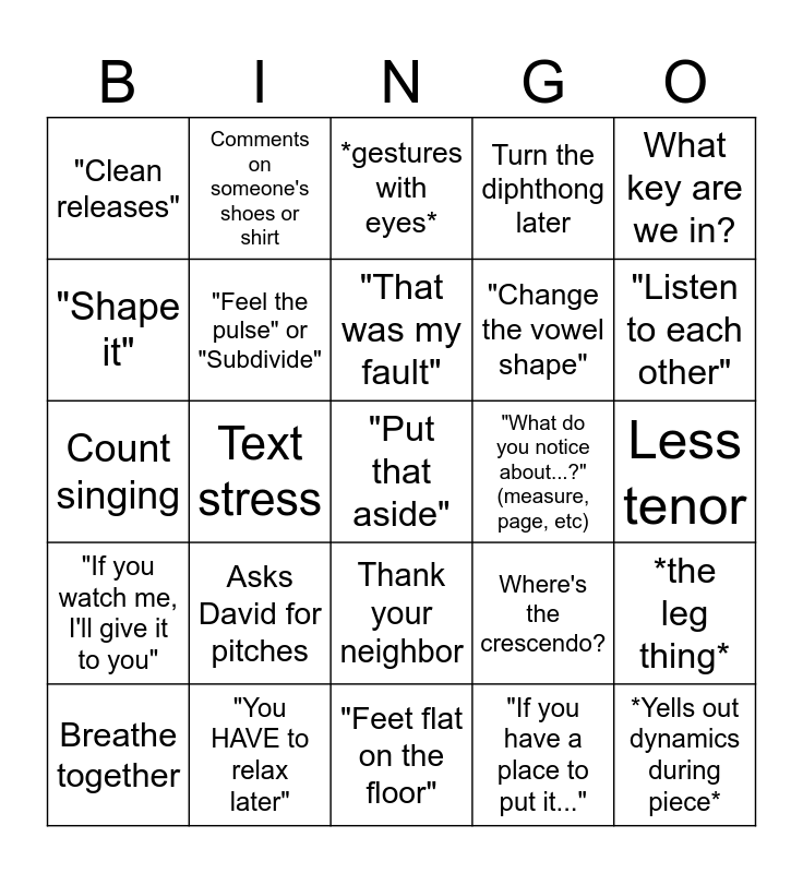 MAB Bingo Card