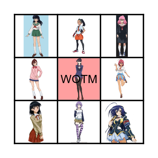 Monthly Theme Guesses Bingo Card