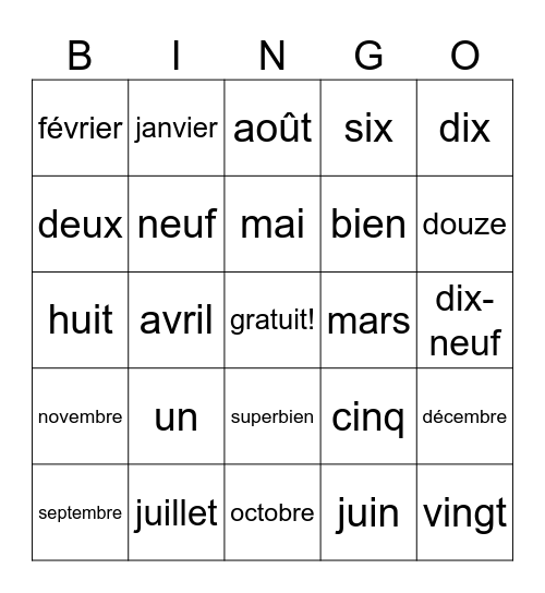 Avery vanwhy Bingo Card