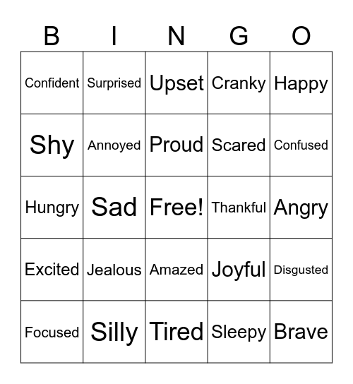 I Can Problem Solve Bingo Card