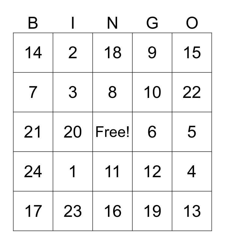 Girls Everywhere Meeting the Savior Bingo Card