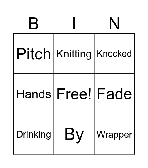Spelling Bingo Card