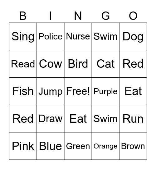 The Mix Bingo Card