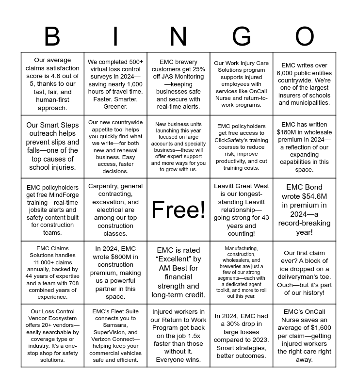 Leavitt - final long version Bingo Card