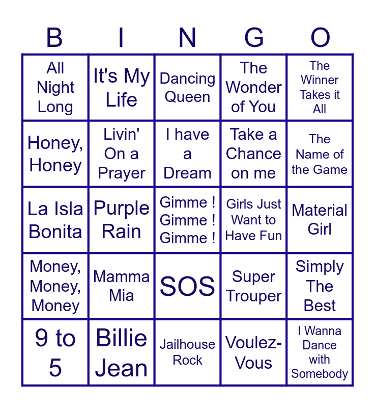 Boozy Bingo Card