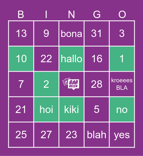Afkortingen Bingo Card