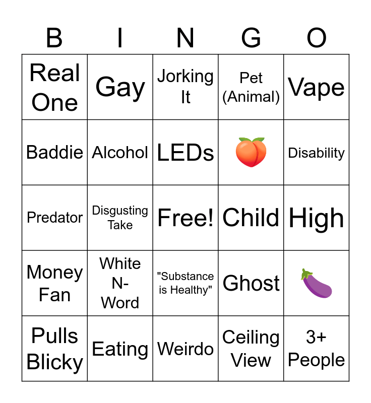 Monkey App Bingo Card