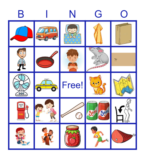 CVC Bingo Short a Bingo Card