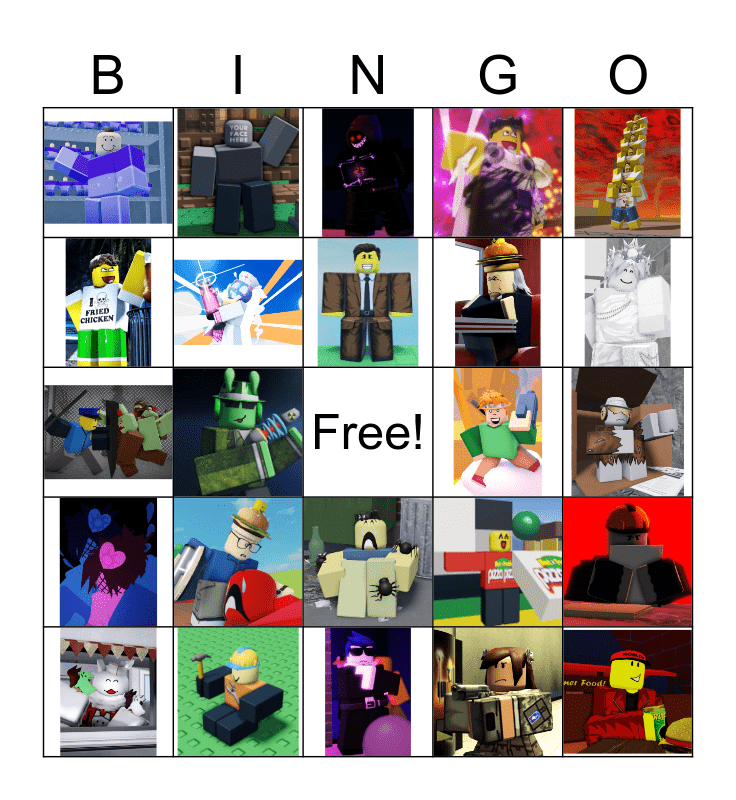 Forsaken Skin Bingo Card