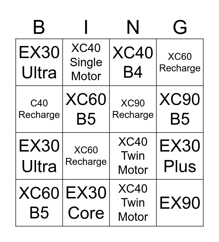 June Bingo Card
